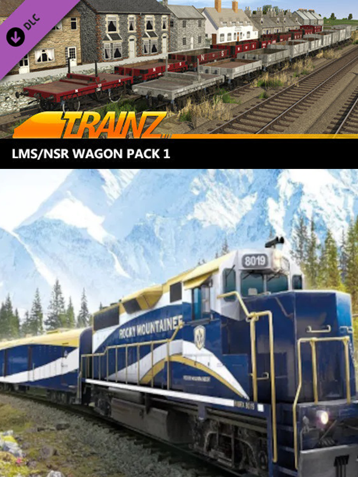 Buy Trainz Railroad Simulator 2019: LMS/NSR Wagon Pack 1 (2024) key for ...