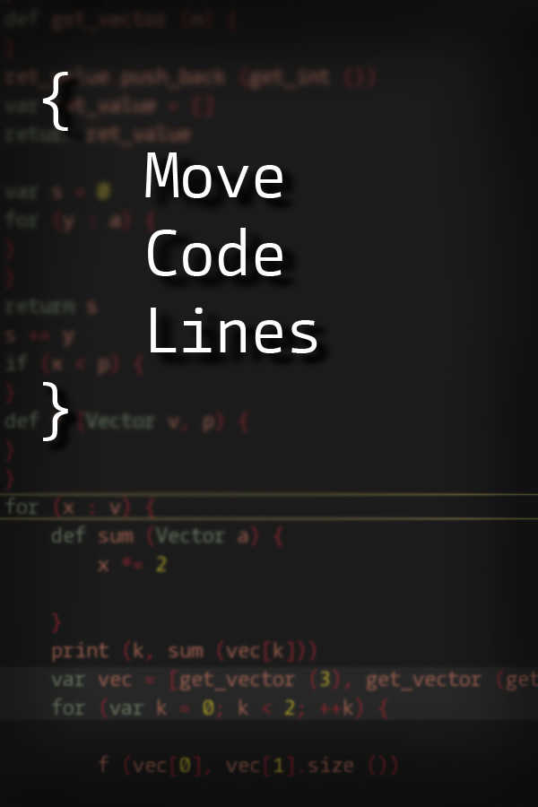 Buy cheap Move Code Lines Key 🏷️ Best Price